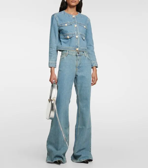 Magda Butrym Low-rise Flared Jeans
