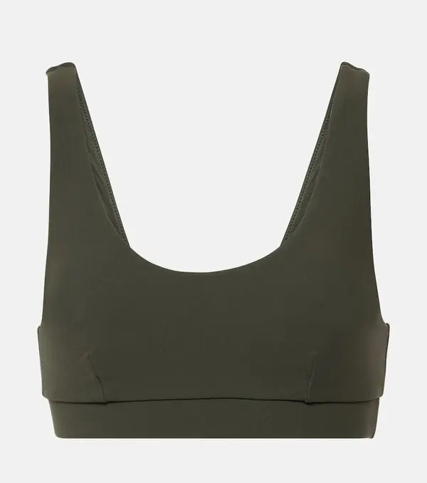The Upside Peached Daisy Logo Sports Bra