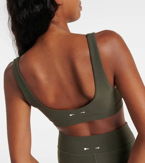 The Upside Peached Daisy Logo Sports Bra