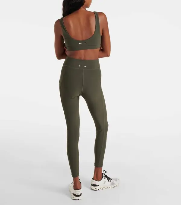 The Upside Peached Daisy Logo Sports Bra