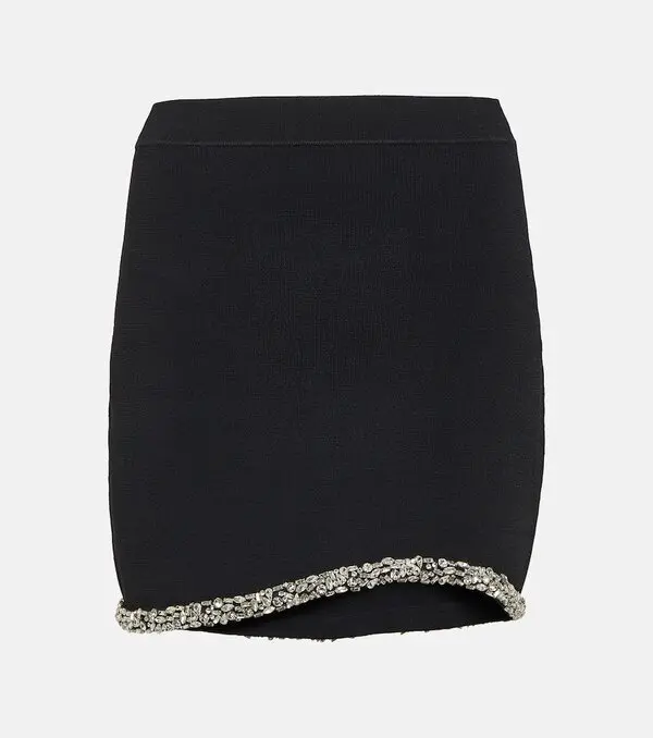 Simkhai Cary Crystal-embellished Miniskirt