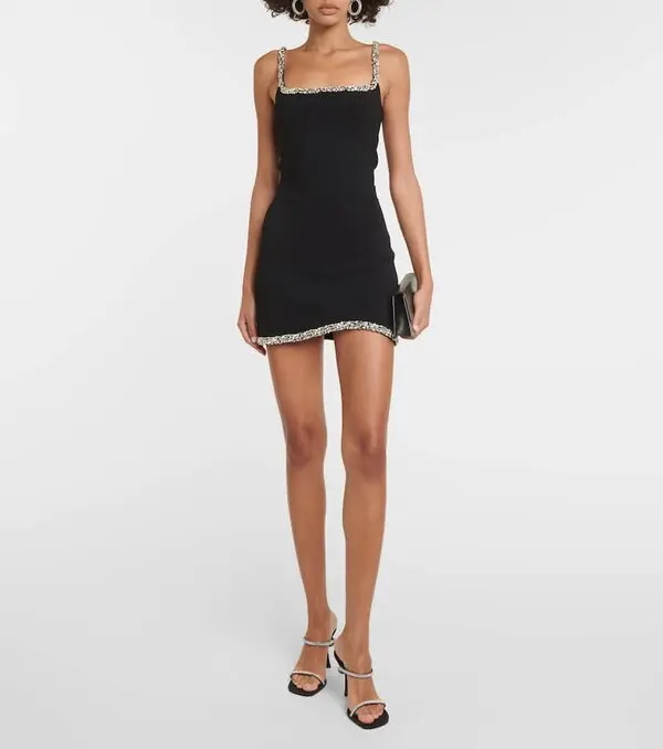 Simkhai Cary Crystal-embellished Miniskirt