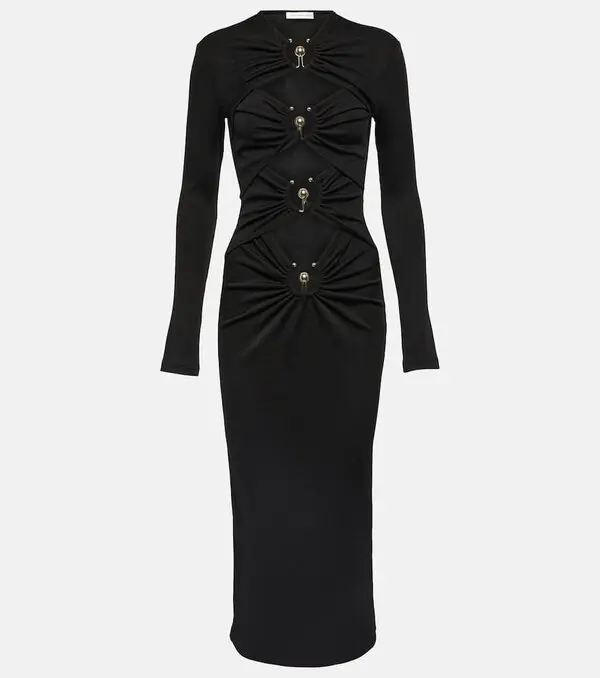 Christopher Esber Orbit Jersey Midi Dress