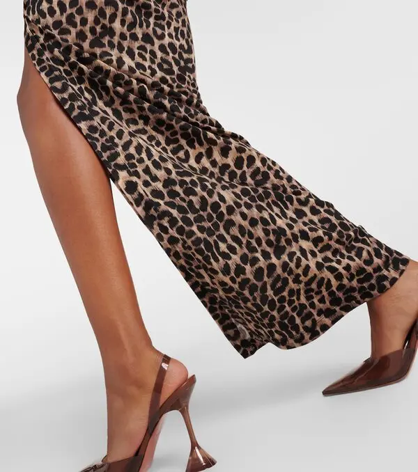 Blumarine Leopard-print Maxi Dress