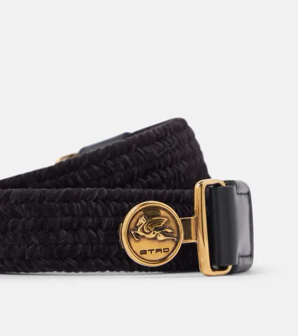 Etro Pegaso Woven Belt