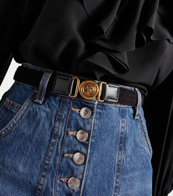 Etro Pegaso Woven Belt