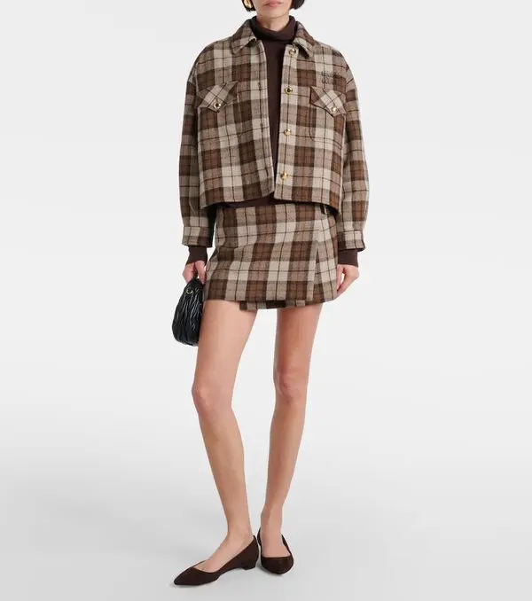 Manolo Blahnik Lanza Bb Suede Ballet Flats - Brown