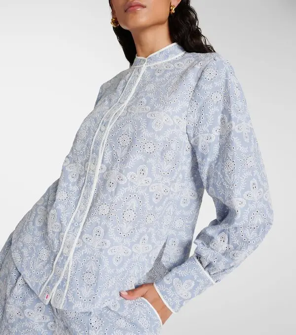 Veronica Beard Thorp Cotton Blouse