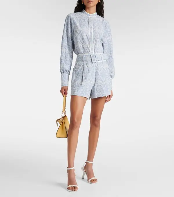 Veronica Beard Thorp Cotton Blouse
