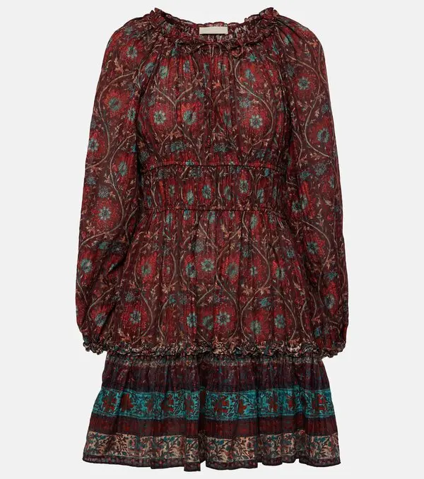 Ulla Johnson Val Floral Minidress