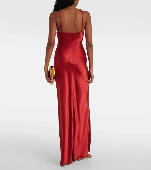 Staud Cadence Beaded Gown