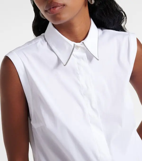Brunello Cucinelli Cotton-blend Shirt - White