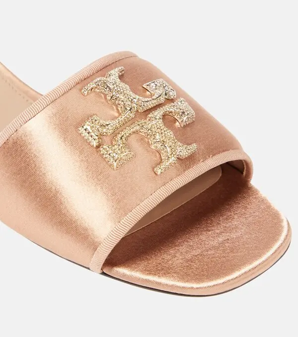 Tory Burch Crystal-embellished Slides