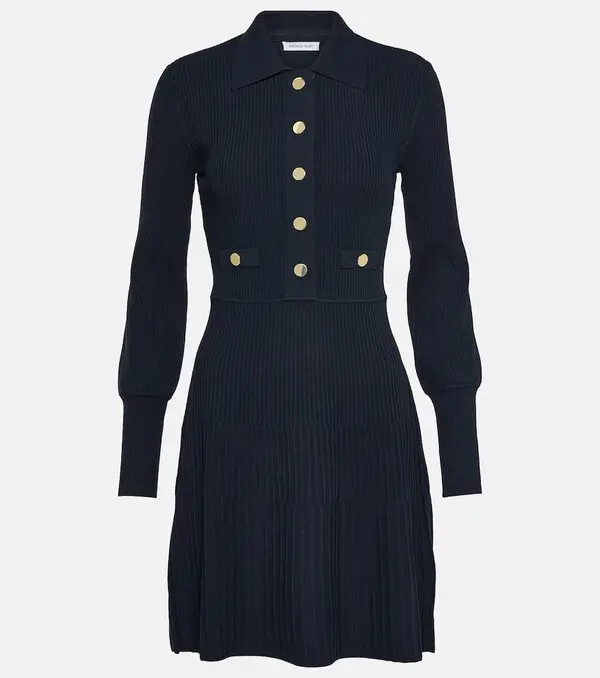 Veronica Beard Lauper Puff-sleeve Sweater Dress