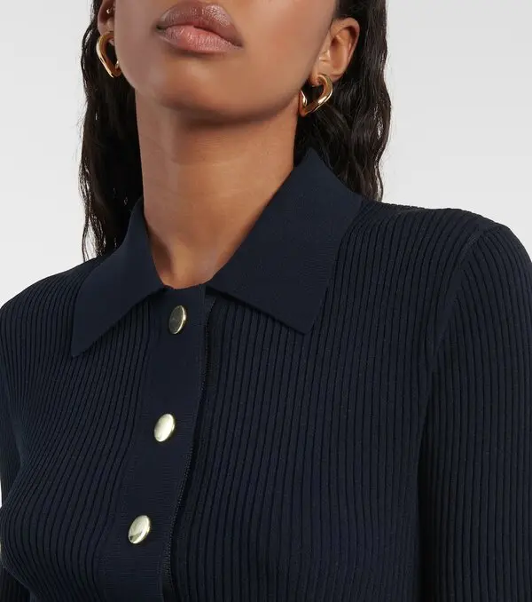 Veronica Beard Lauper Puff-sleeve Sweater Dress