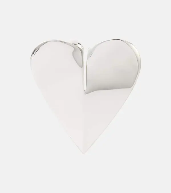 Alaïa Le Coeur Earrings - Silver