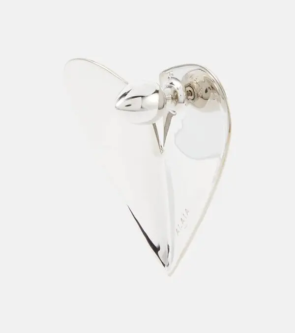 Alaïa Le Coeur Earrings - Silver