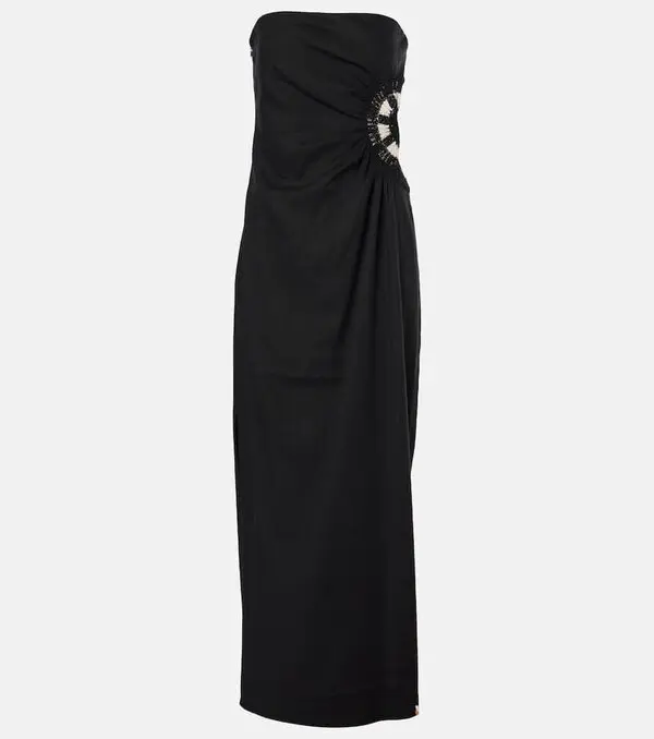 SIR. Dorian Embroidered Maxi Dress