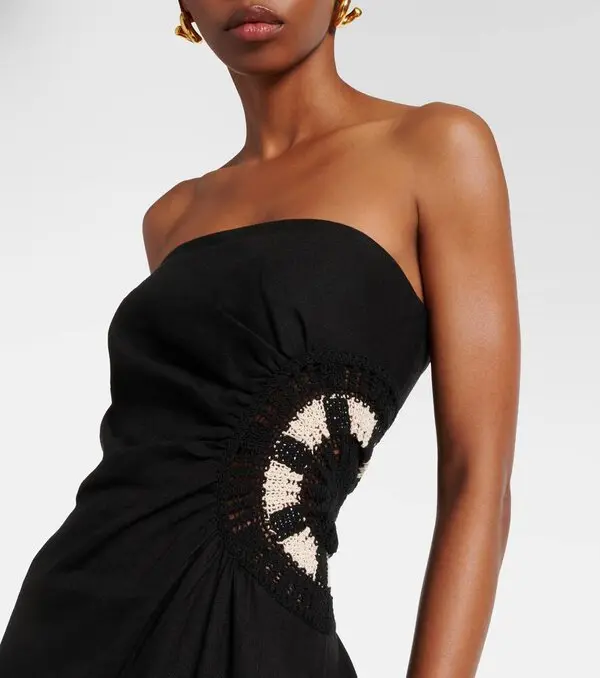 SIR. Dorian Embroidered Maxi Dress