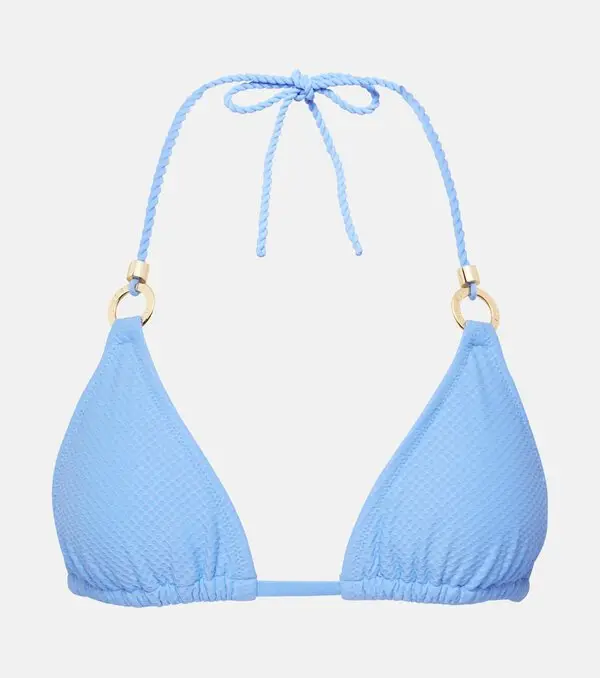 Heidi Klein Ocean Tide Bikini Top - Blue