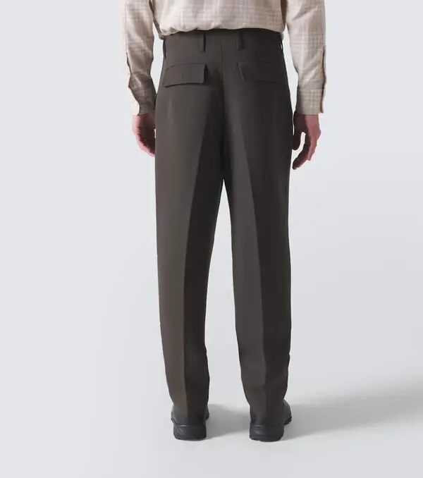 Zegna Straight Wool Pants