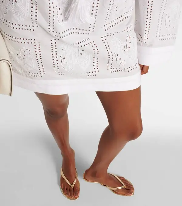 Tory Burch Leather Thong Sandals