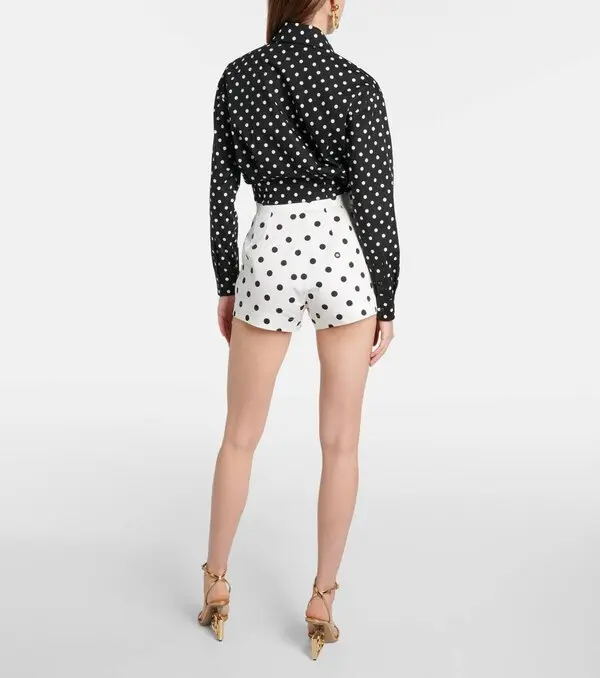 Dolce & Gabbana Cropped Blouse - Black