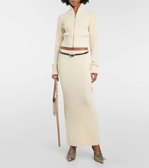 AYA MUSE Zerene Belted Maxi Skirt