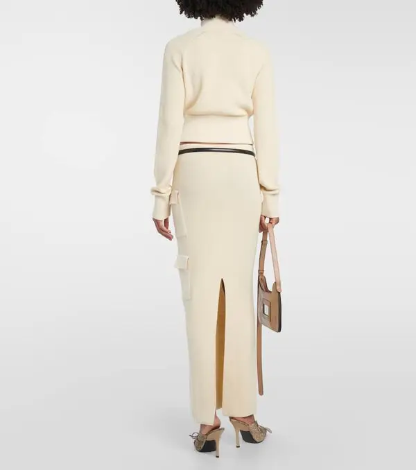 AYA MUSE Zerene Belted Maxi Skirt