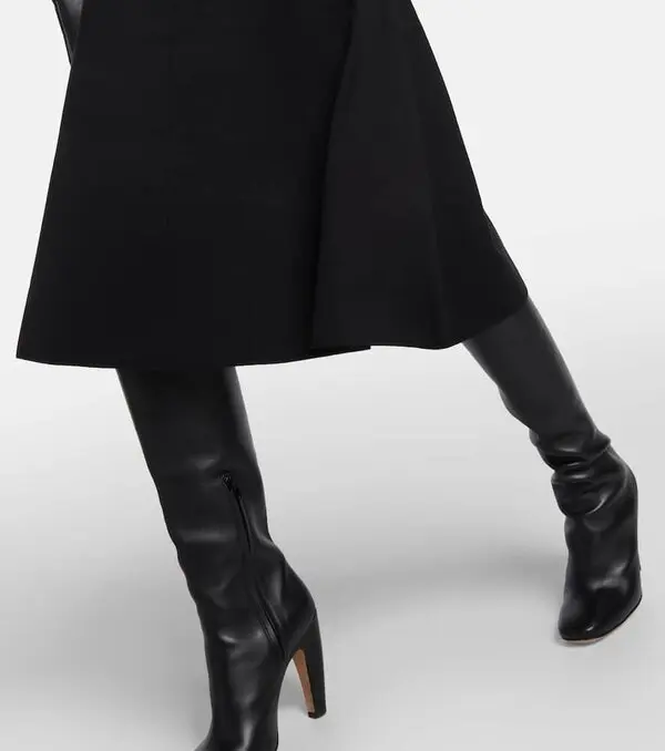 JOSEPH Turtleneck Silk-blend Midi Dress