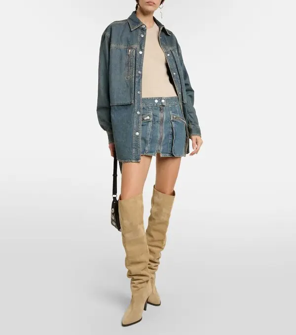 Isabel Marant Merry Ribbed-knit Tank Top - Beige