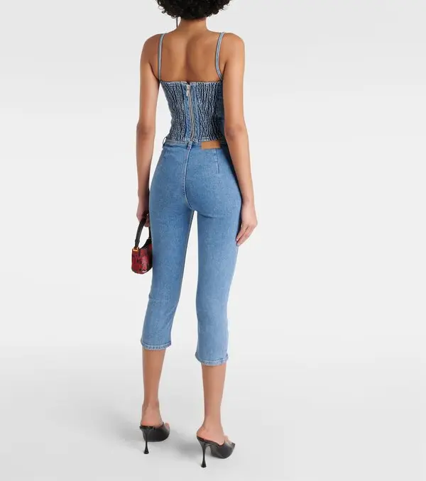 Magda Butrym Denim Bustier