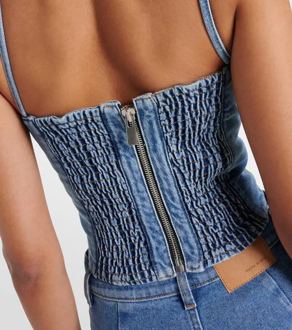 Magda Butrym Denim Bustier