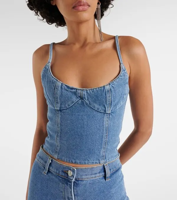 Magda Butrym Denim Bustier