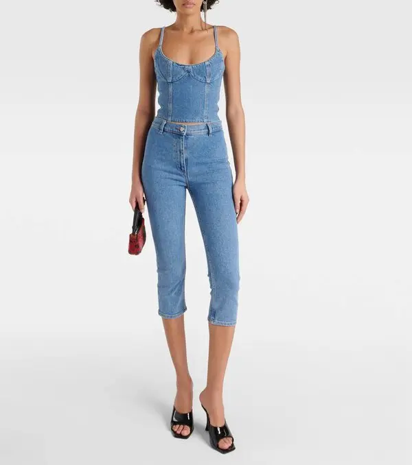 Magda Butrym Denim Bustier