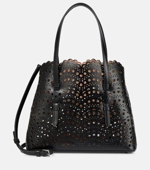 Alaïa Mina 25 Vienne Wave Leather Top-handle Bag