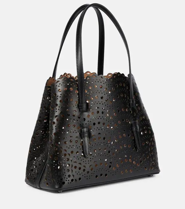 Alaïa Mina 25 Vienne Wave Leather Top-handle Bag