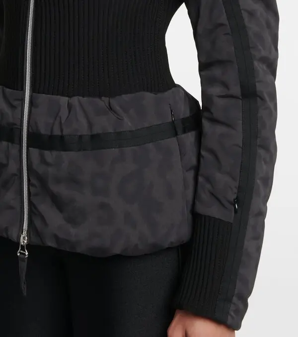 JETSET Raffaella Leopard-print Ski Jacket