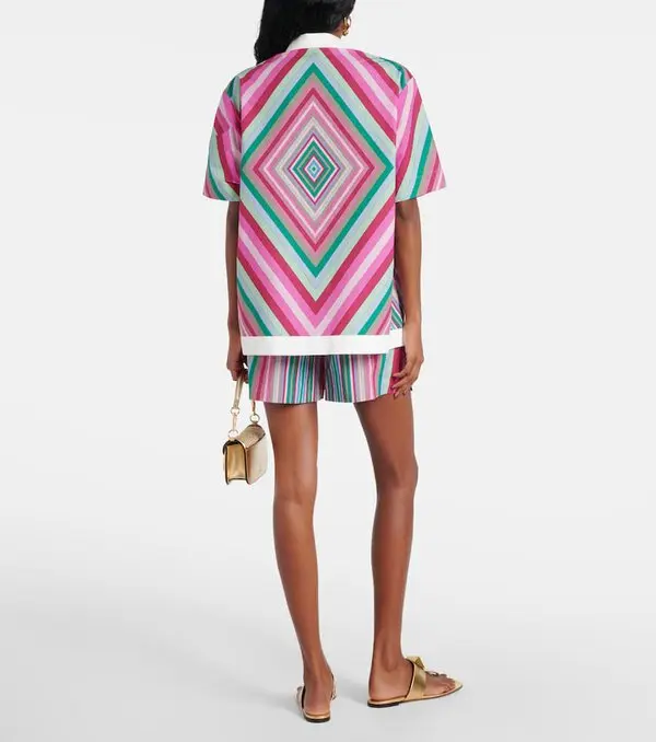 Valentino Garavani Printed Cotton Poplin Shirt