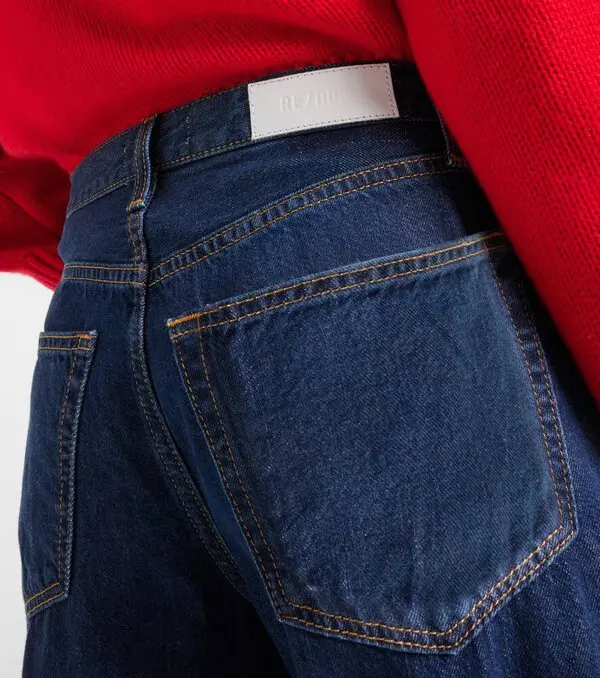 RE/DONE Palazzo Mid-rise Wide-leg Jeans