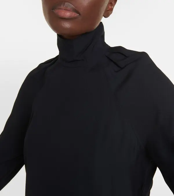TOTEME High-neck Satin Blouse