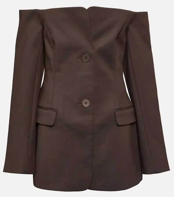 SIR. Sandrine Off-shoulder Blazer Dress