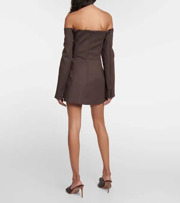 SIR. Sandrine Off-shoulder Blazer Dress