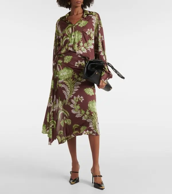 Etro Floral Oversized Shirt