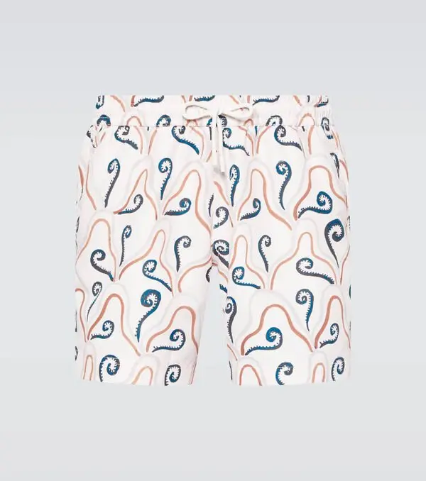 Commas Classic Swim Shorts - White