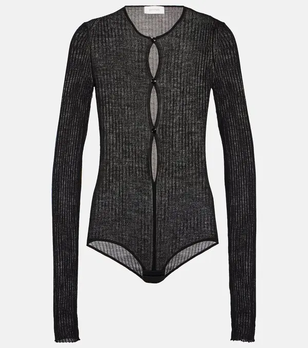 Sportmax Rib-knit Bodysuit