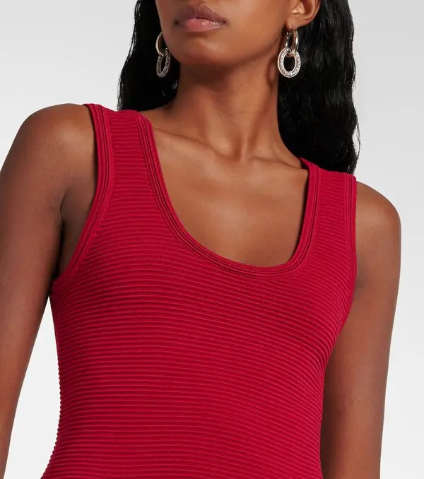 Simkhai Larina Flared Minidress - Red
