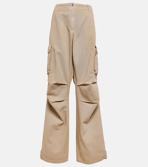 Coperni Adjustable Wide-leg Cargo Pants - Beige