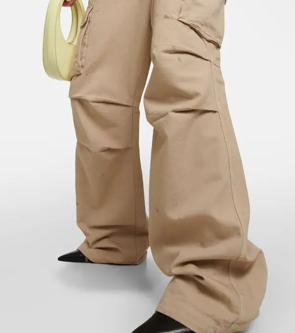 Coperni Adjustable Wide-leg Cargo Pants - Beige