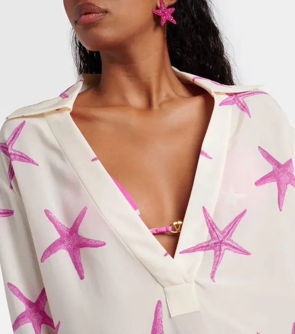Valentino Garavani Printed Silk Shirt